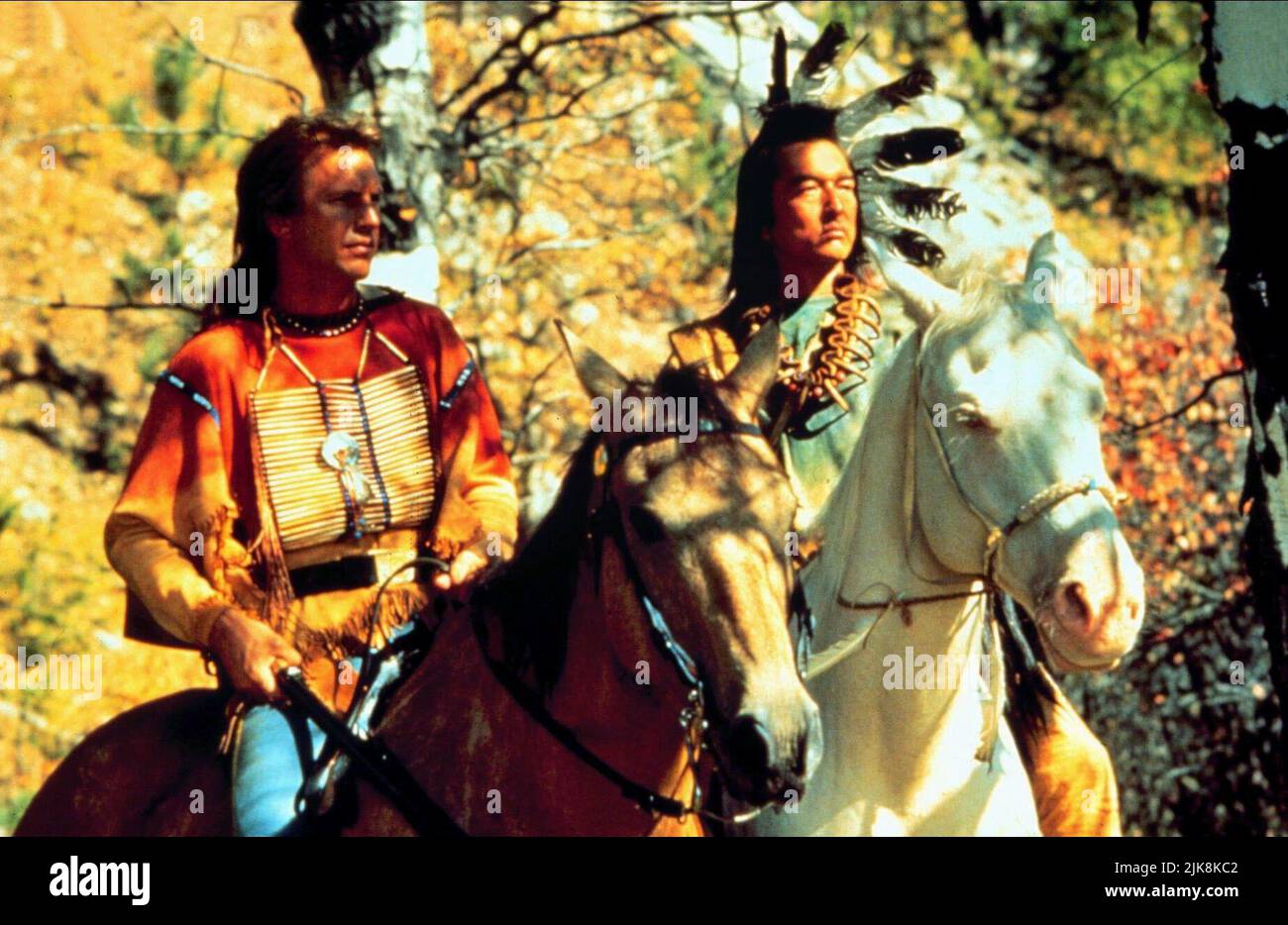 Kevin Costner & Graham Greene Film Dances With Wolves (USA 1990 ...