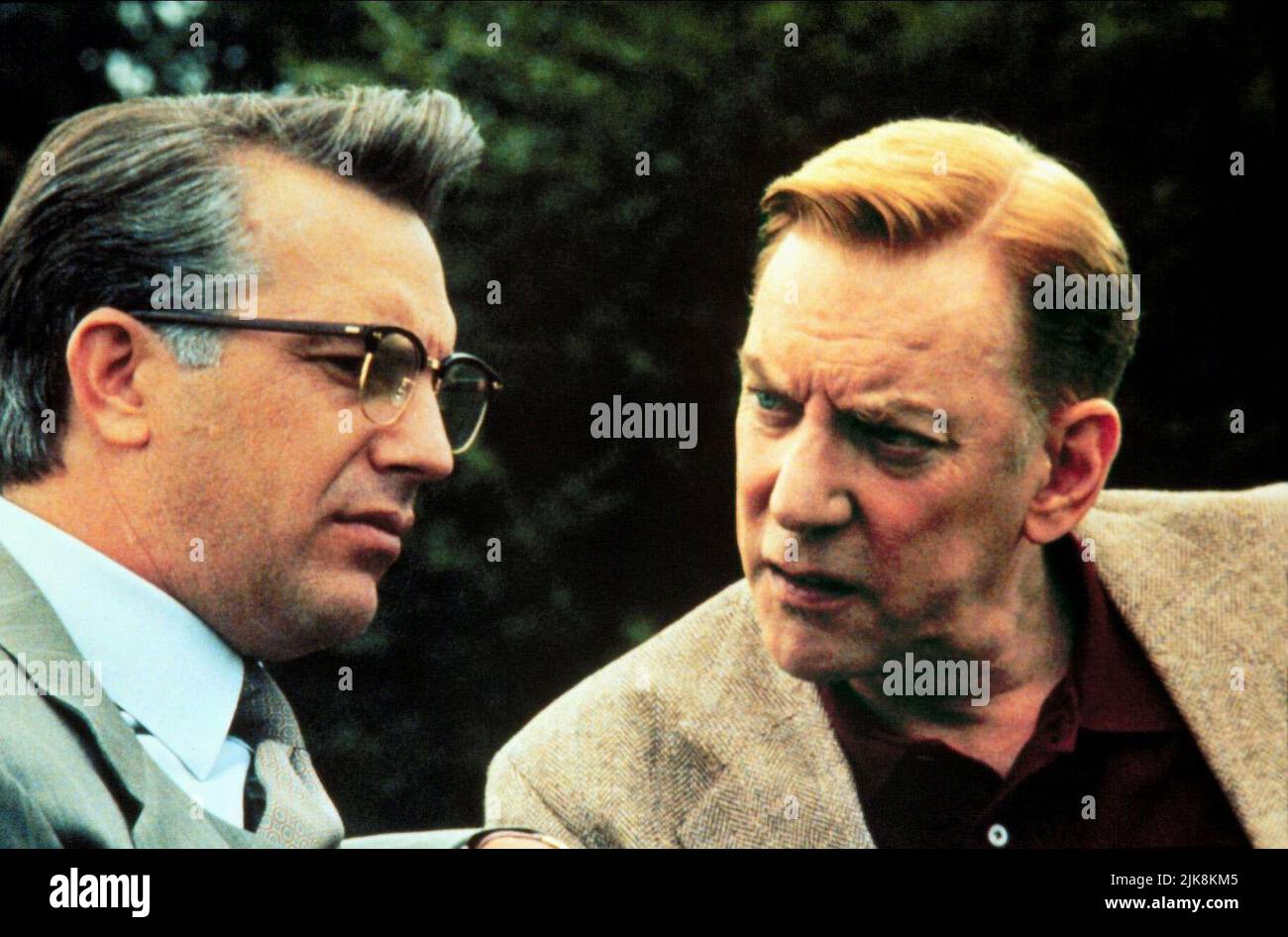 Kevin Costner & Donald Sutherland Film Jfk; J.F.K. (USA/FR 1991) Characters: Jim Garrison & X ...