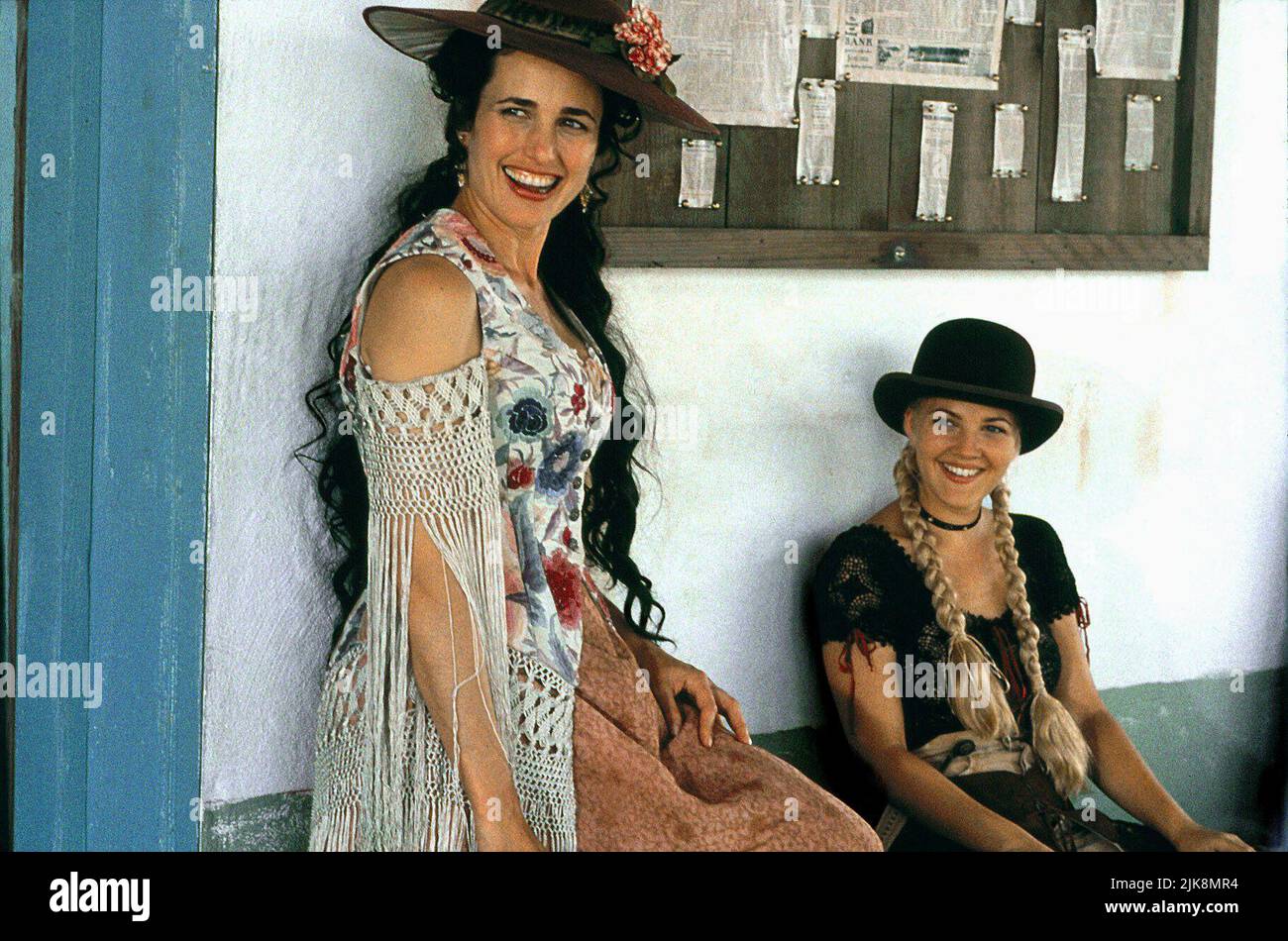 Andie Macdowell, Drew Barrymore Film Bad Girls (1994) Characters ...