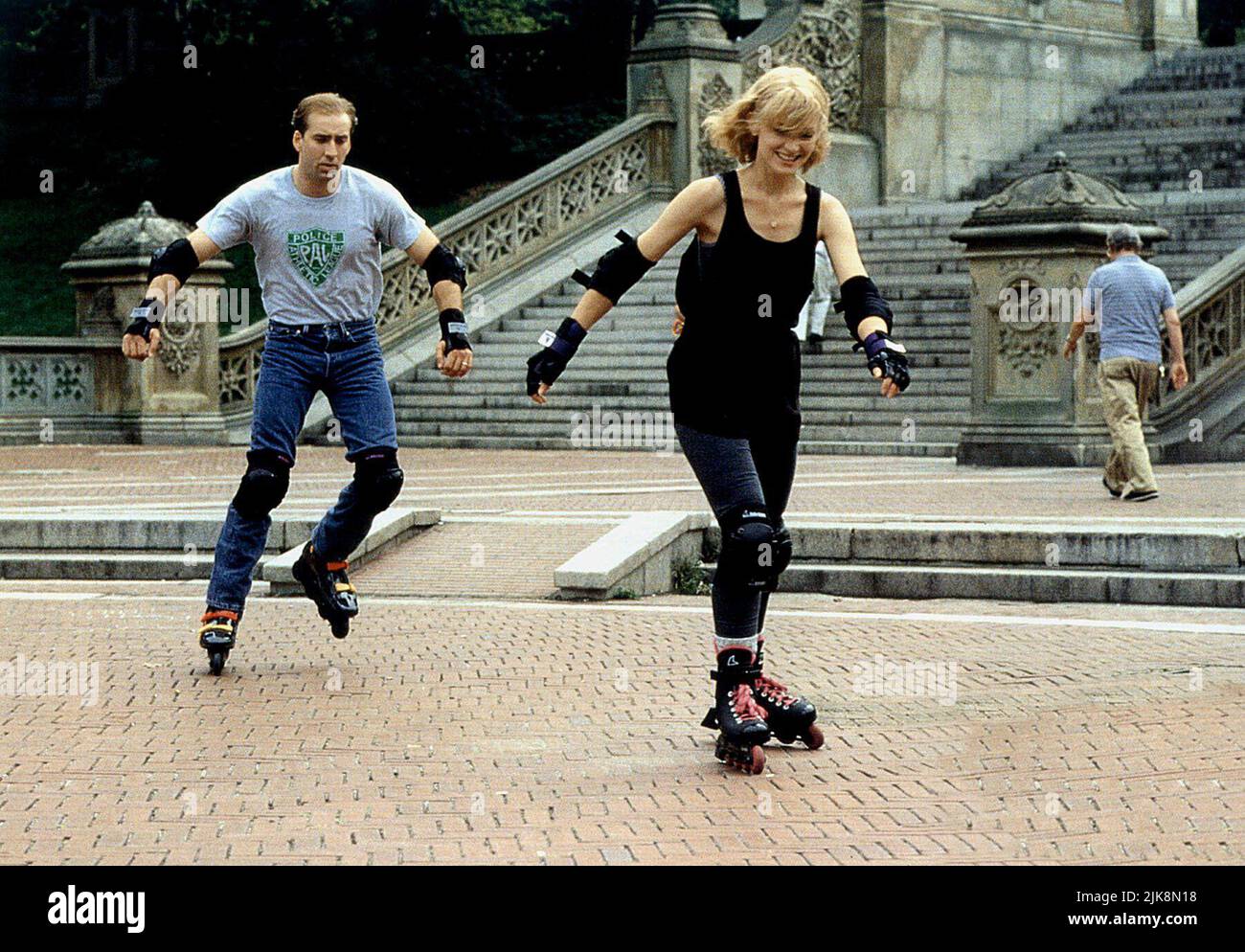 Nicolas Cage & Bridget Fonda Film It Could Happen To You (1994 ...