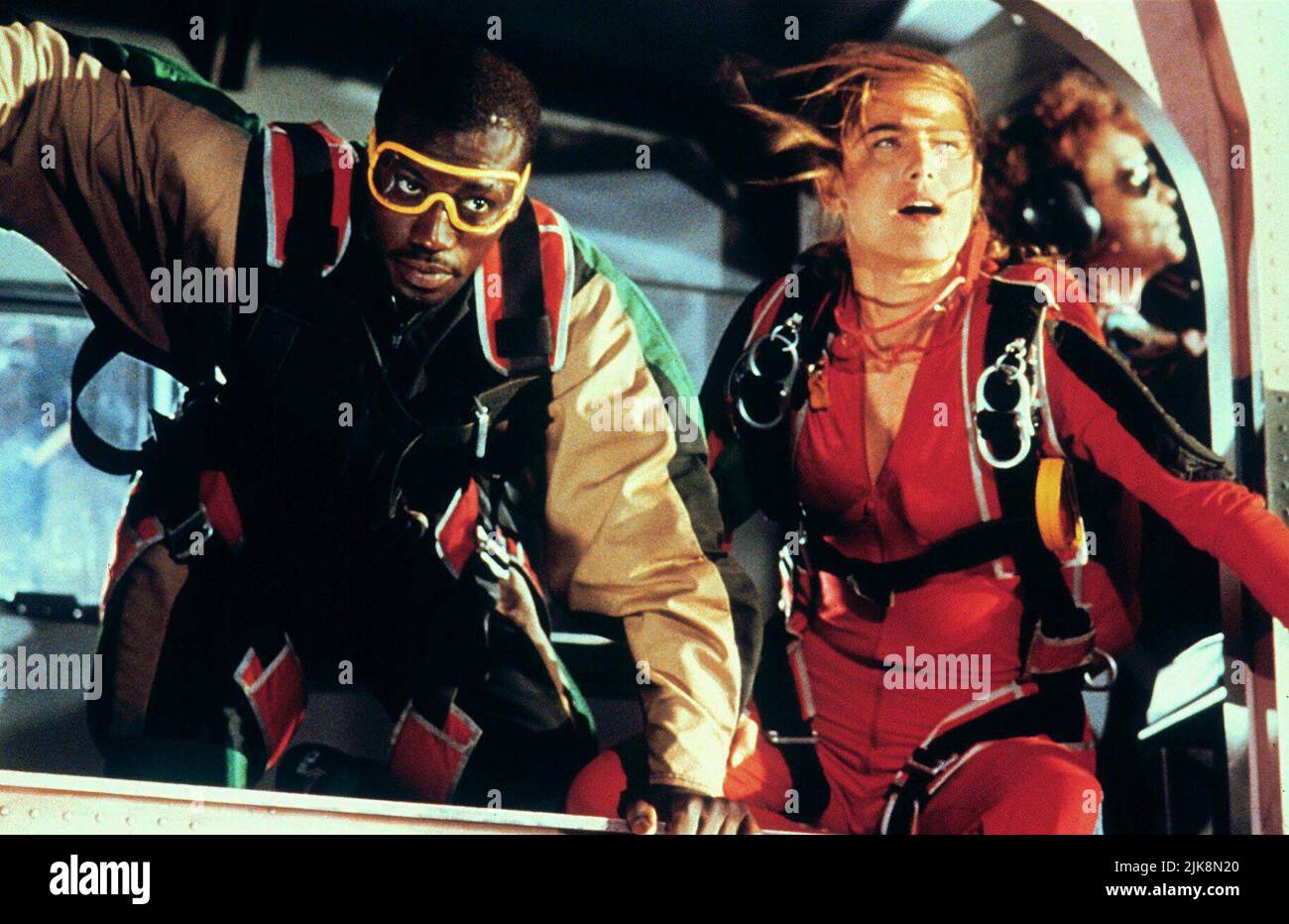 Wesley Snipes & Yancy Butler Film Drop Zone (1994) Characters: Pete Nessip & Jessie Crossman ...