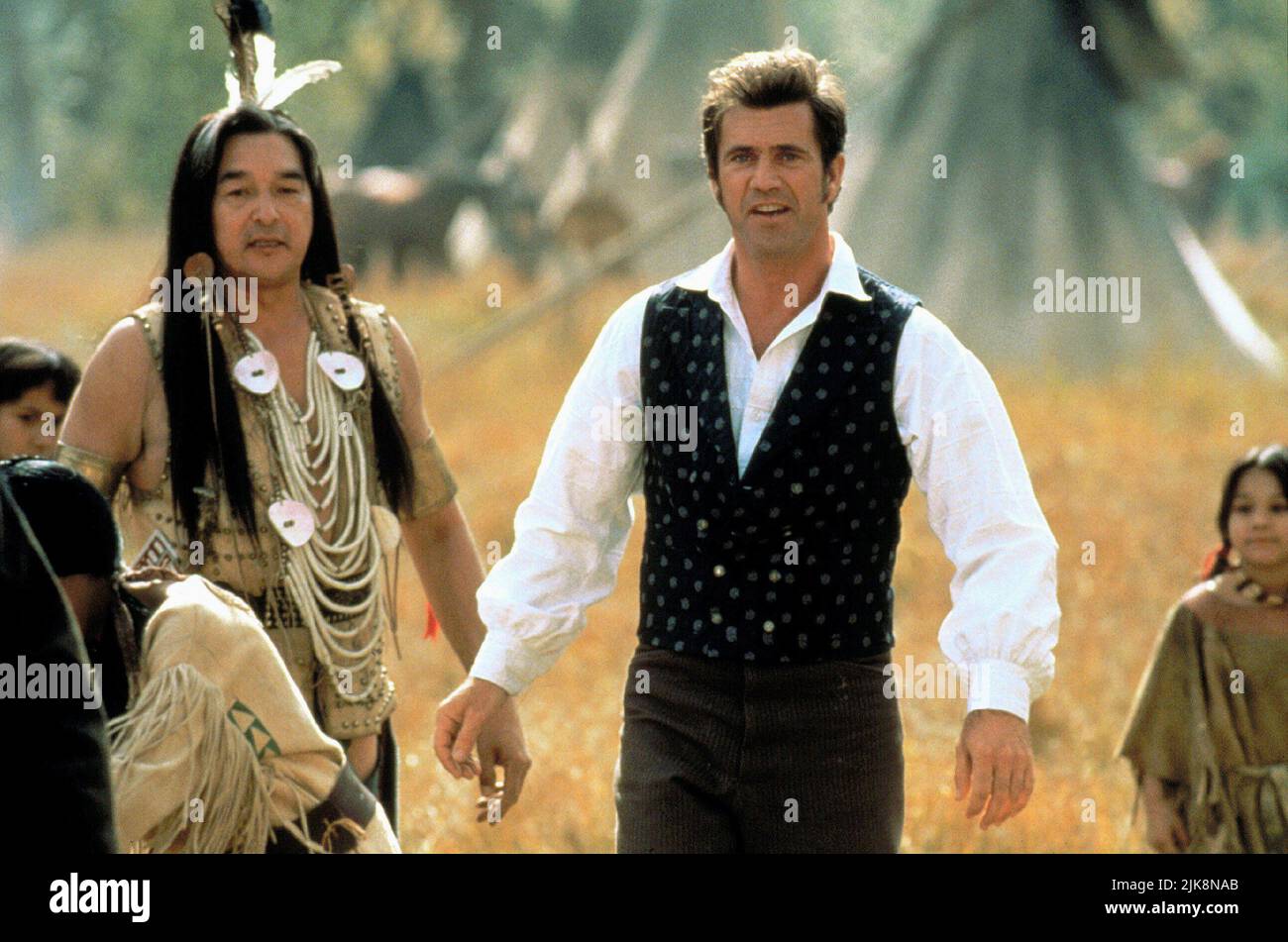 Graham Greene & Mel Gibson Film Maverick (1994) Characters: Joseph ...