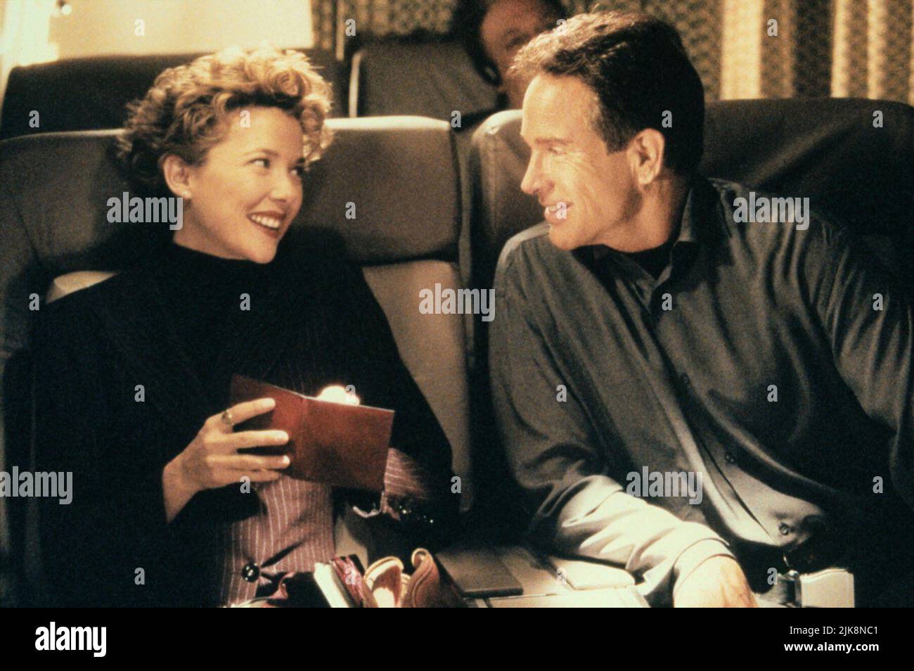 Annette Bening & Warren Beatty Film Love Affair (1994) Characters: Terry McKay & Mike Gambril ...
