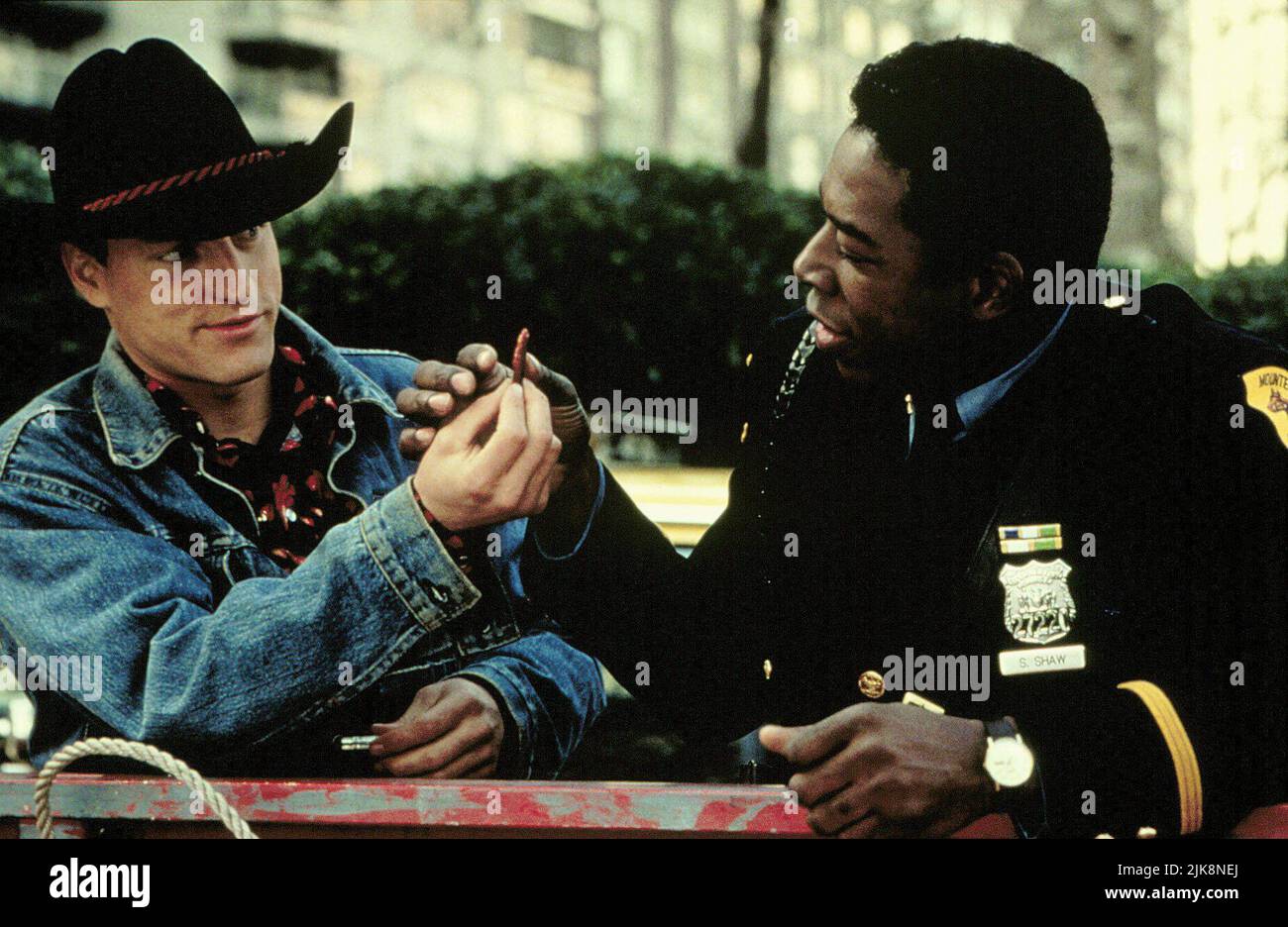 Woody Harrelson & Ernie Hudson Film: The Cowboy Way (1994) Characters ...