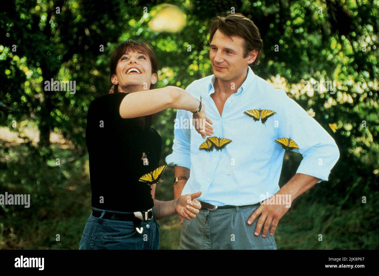 Debra Winger & Liam Neeson Film: Leap Of Faith (1992) Characters: Jane Larson & Sheriff Will ...