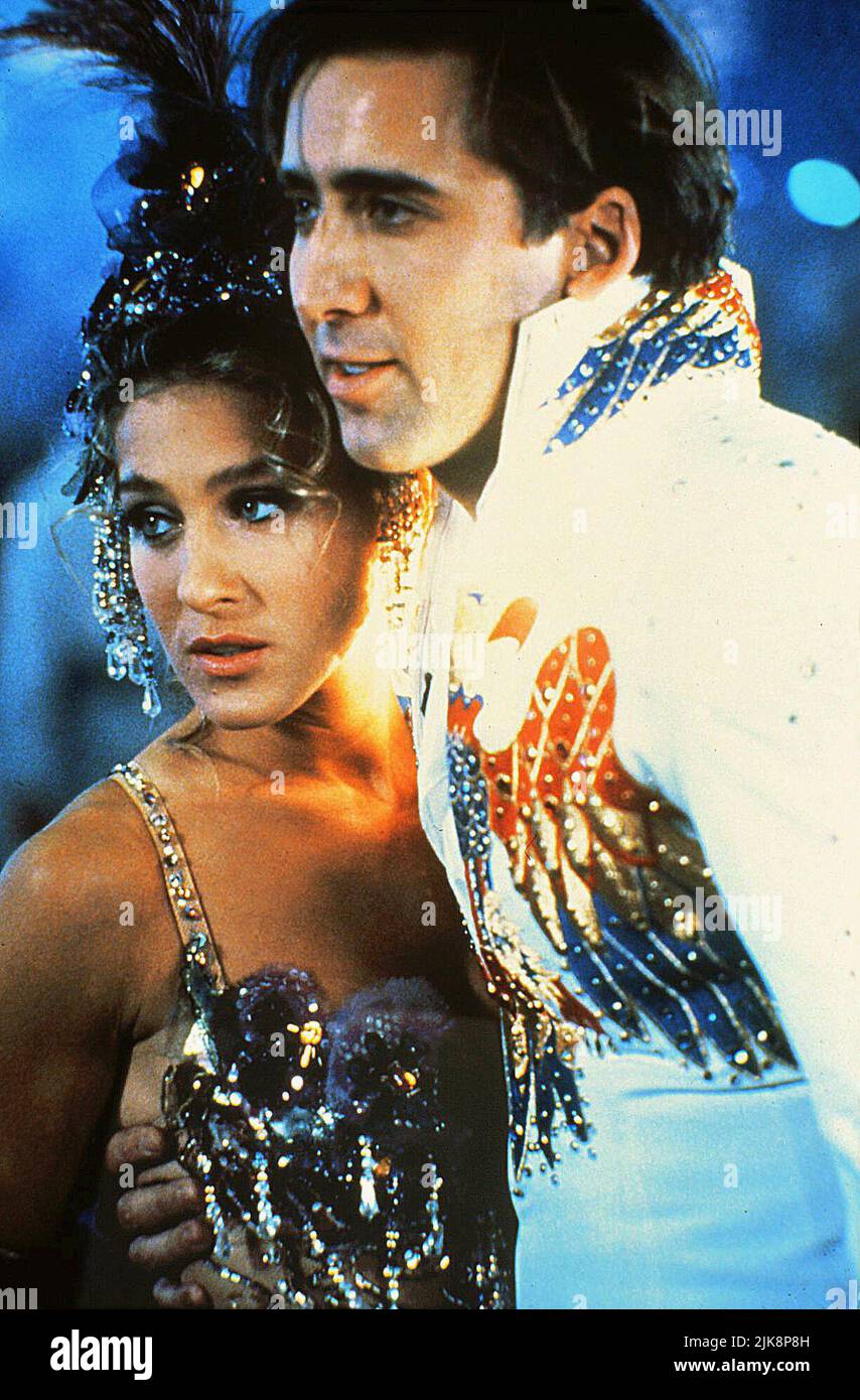 Sarah Jessica Parker & Nicolas Cage Film Honeymoon In Vegas (1991 ...