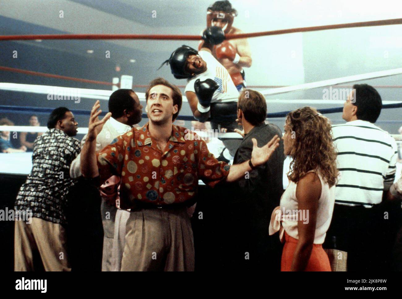 Nicolas Cage, Sarah Jessica Parker Film Honeymoon In Vegas (1992 ...