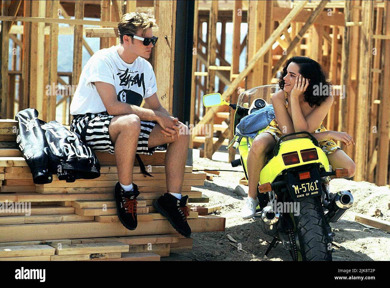 Vanilla Ice & Kristin Minter Film Cool As Ice (1991) Characters: John ...