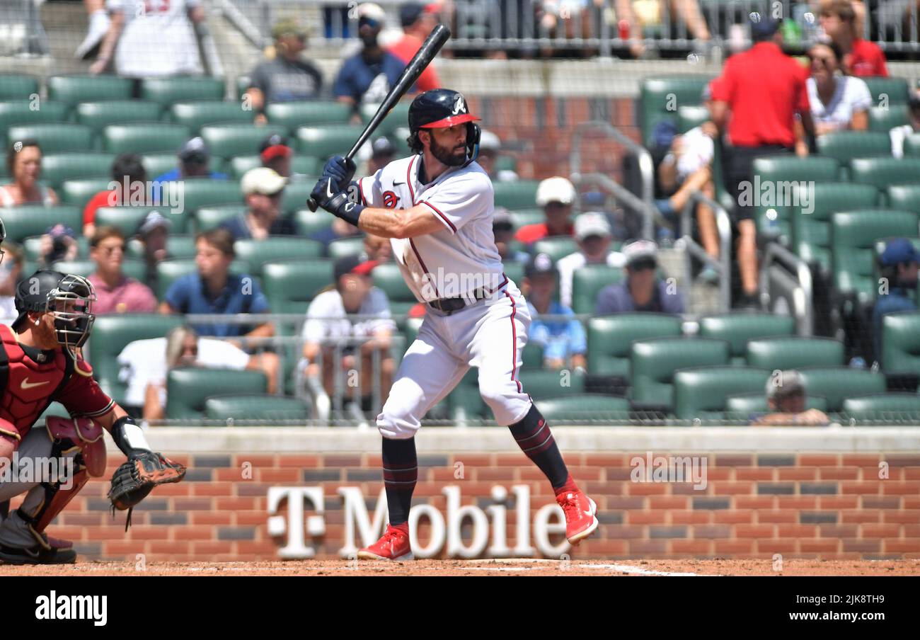 Atlanta, GA, USA. 31st July, 2022. Atlanta Braves infielder Dansby ...