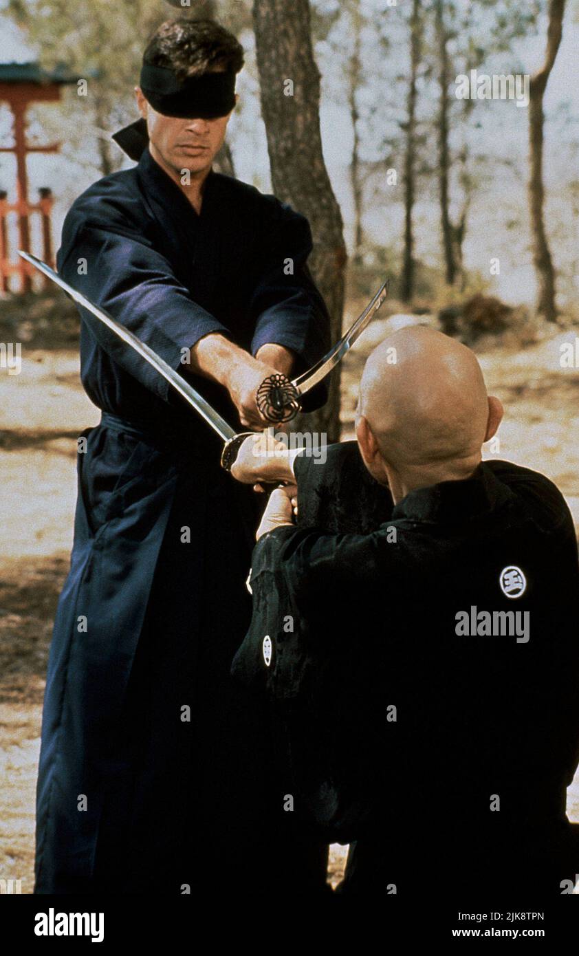 David Bradley & John Fujioka Film American Samurai (1990) Characters ...
