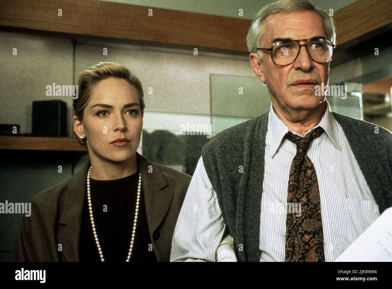 Sharon Stone & Martin Landau Film Intersection (1994) Characters: Sally Eastman & Neal Director ...