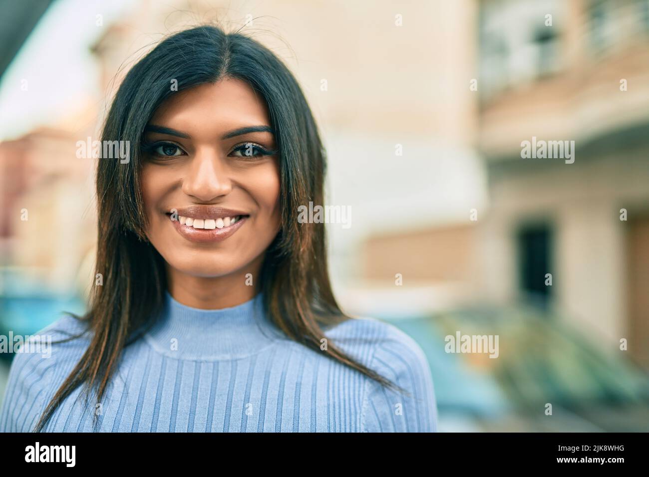 Hispanic trans woman laughing hi-res stock photography and images - Alamy