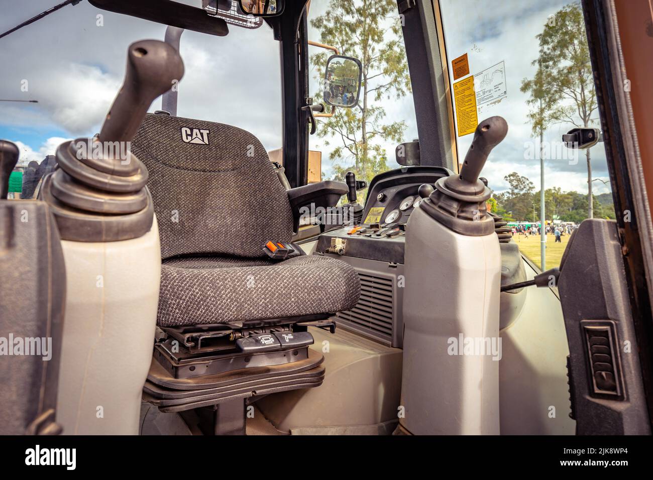 Brisbane, Australia - Tractor seat interior Stock Photo - Alamy