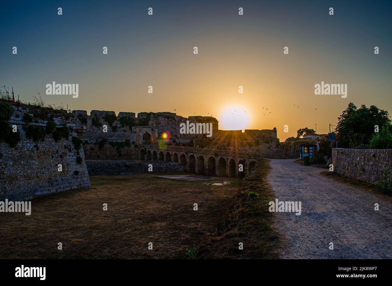 Methoni sunset hi-res stock photography and images - Alamy