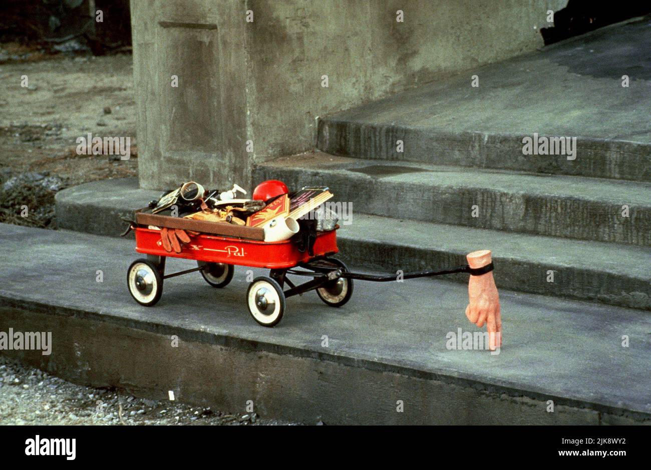 Thing Pulls Trolley Film: The Addams Family (1993) Director: Barry ...