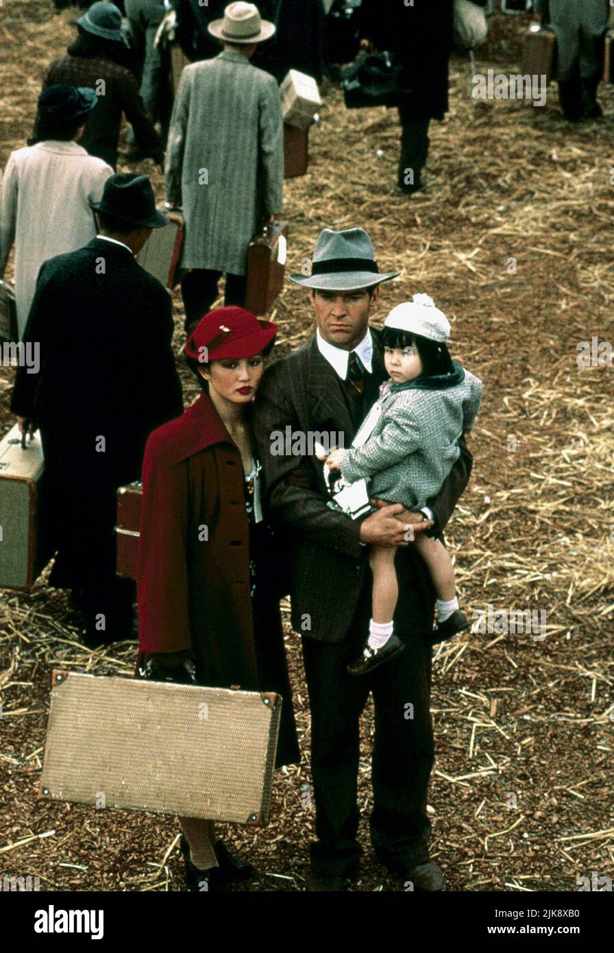 Tamlyn Tomita, Dennis Quaid & Elizabeth Gilliam Film: Come See The Paradise (USA 1990 ...