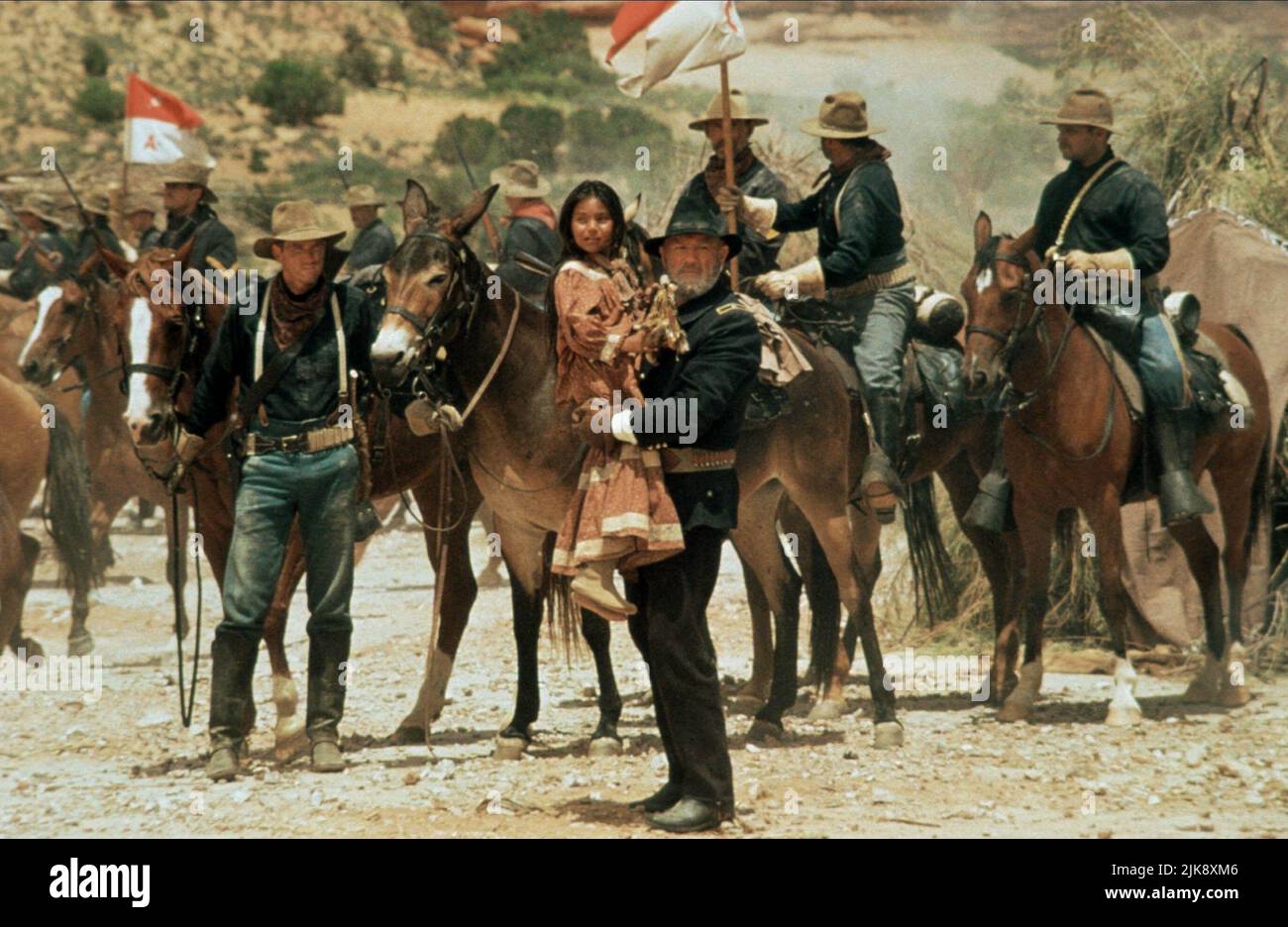 Gene Hackman Film Geronimo: An American Legend (1992) Characters: Brig ...