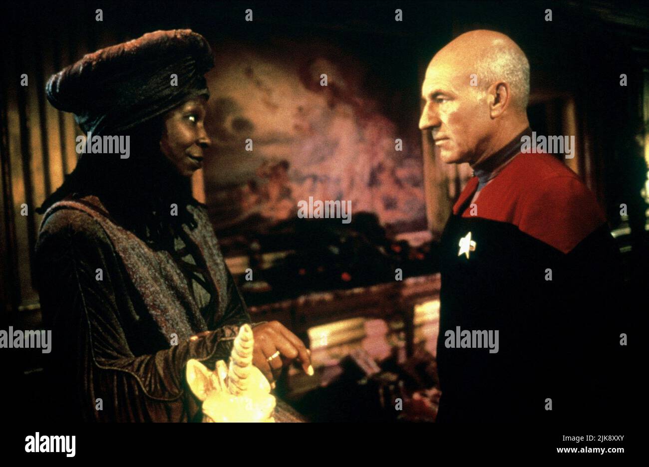 Whoopi Goldberg & Patrick Stewart Film Star Trek: Generations (USA 1994 ...