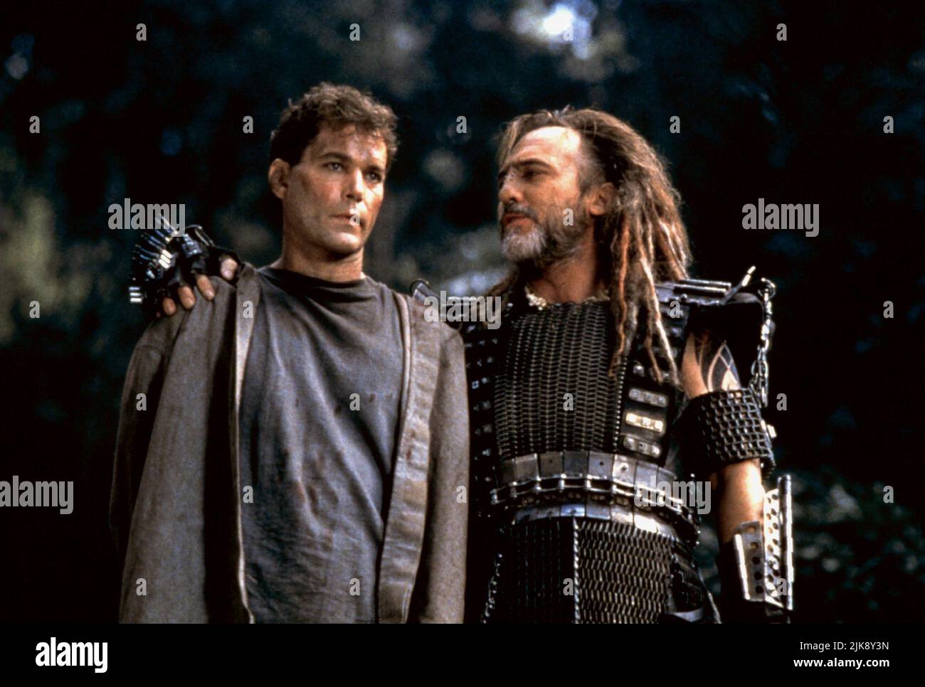 Ray Liotta & Stuart Wilson Film: No Escape (1992) Characters: Capt. J.T ...