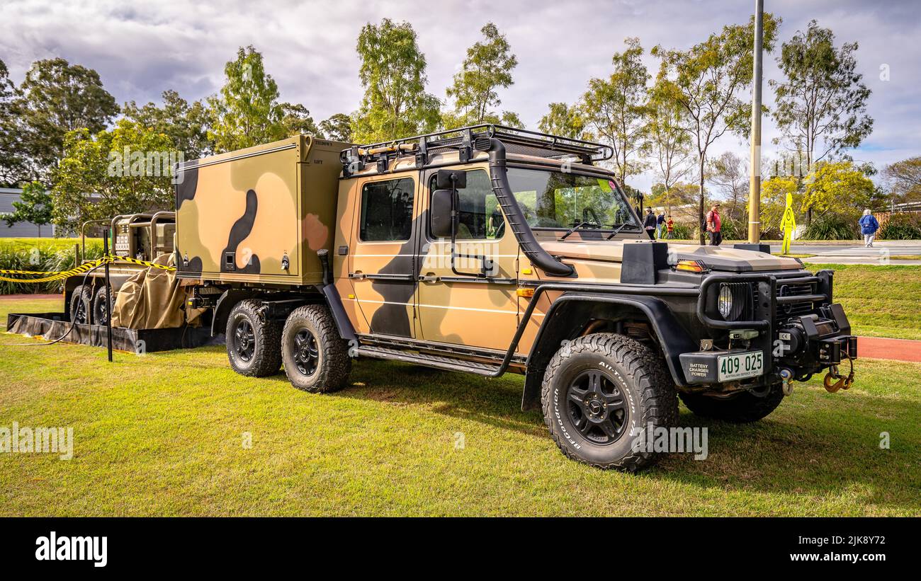 Brisbane, Australia - Portable military power station Stock Photo - Alamy