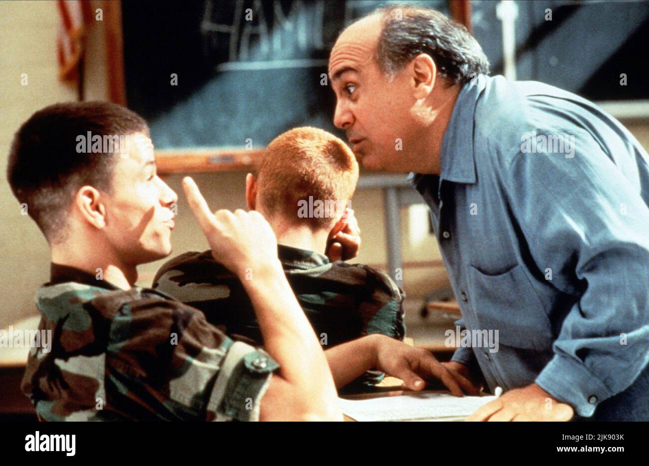 Mark Wahlberg & Danny Devito Film Renaissance Man (1994) Characters ...