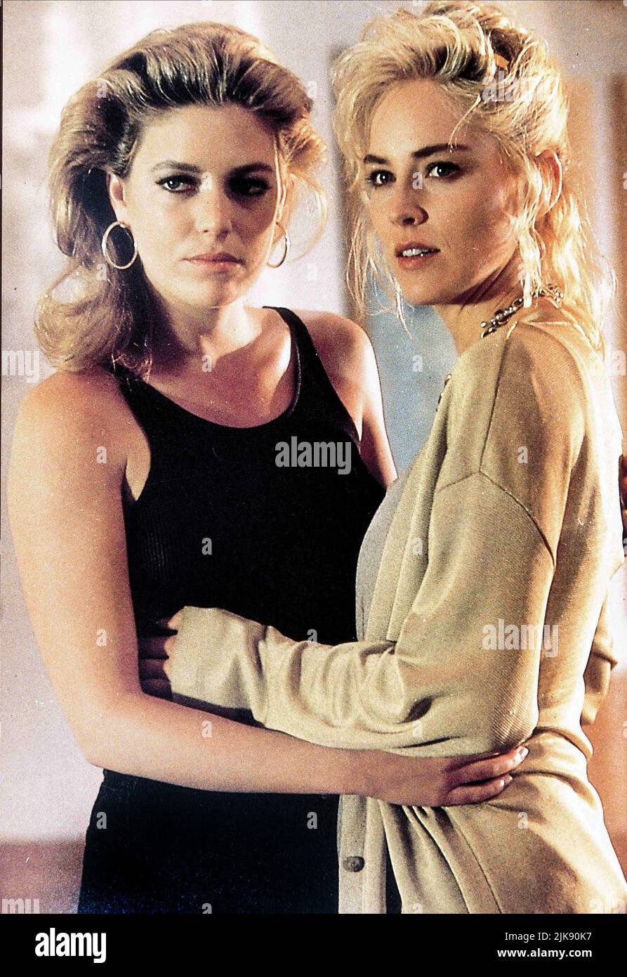 Leilani Sarelle & Sharon Stone Film Basic Instinct (USA/FR 1992) Characters: Roxy, Catherine ...