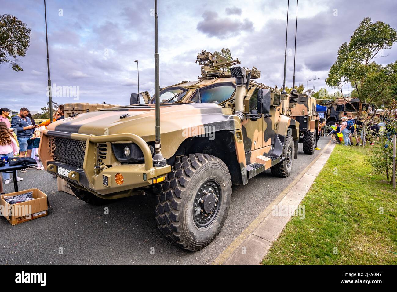 Brisbane, Australia - Armored personnel carrier army vehicle Stock ...