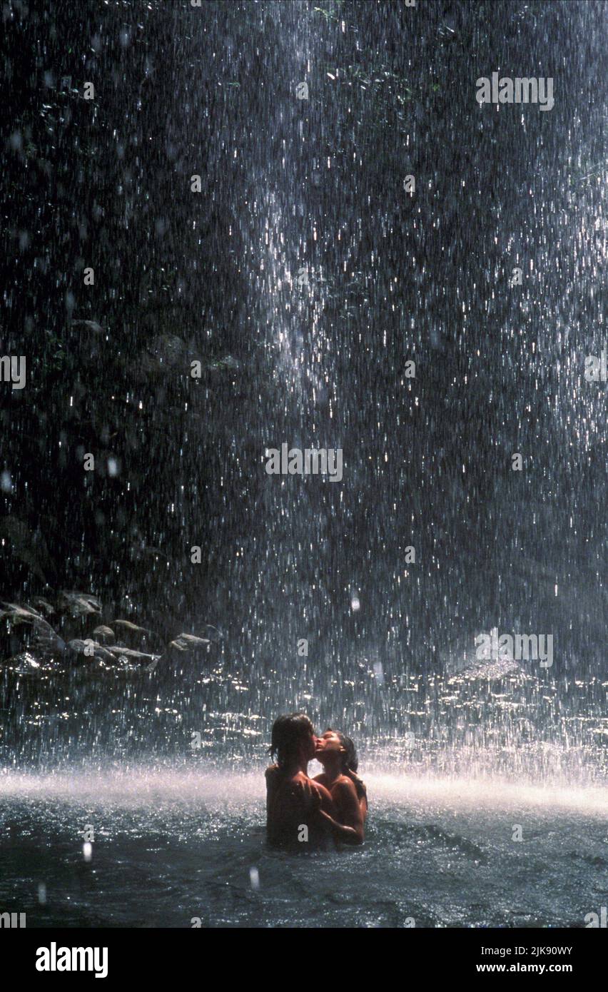 Brian Krause & Milla Jovovich Film Return To The Blue Lagoon (USA 1991 ...