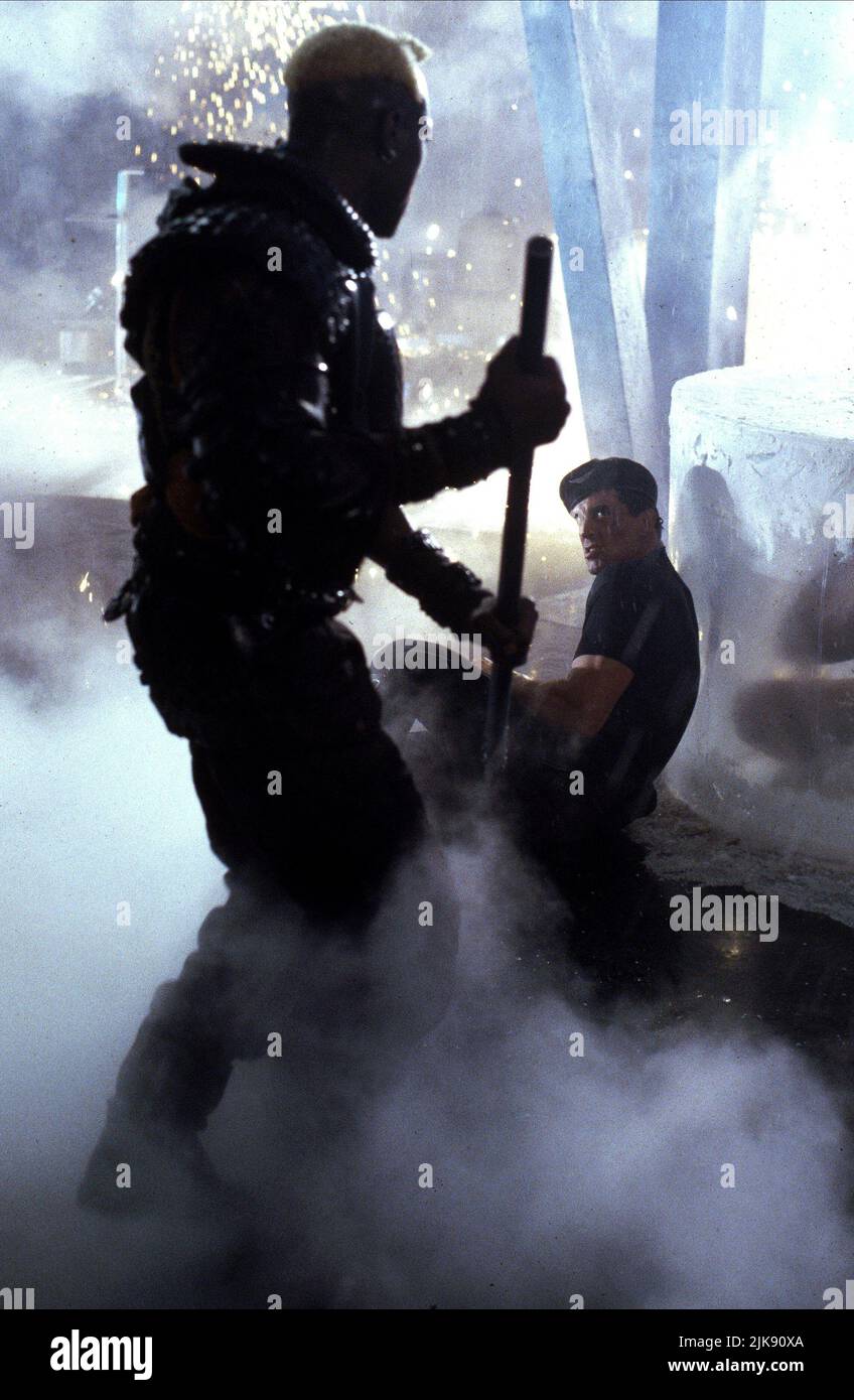 Wesley Snipes & Sylvester Stallone Film Demolition Man (1993 ...