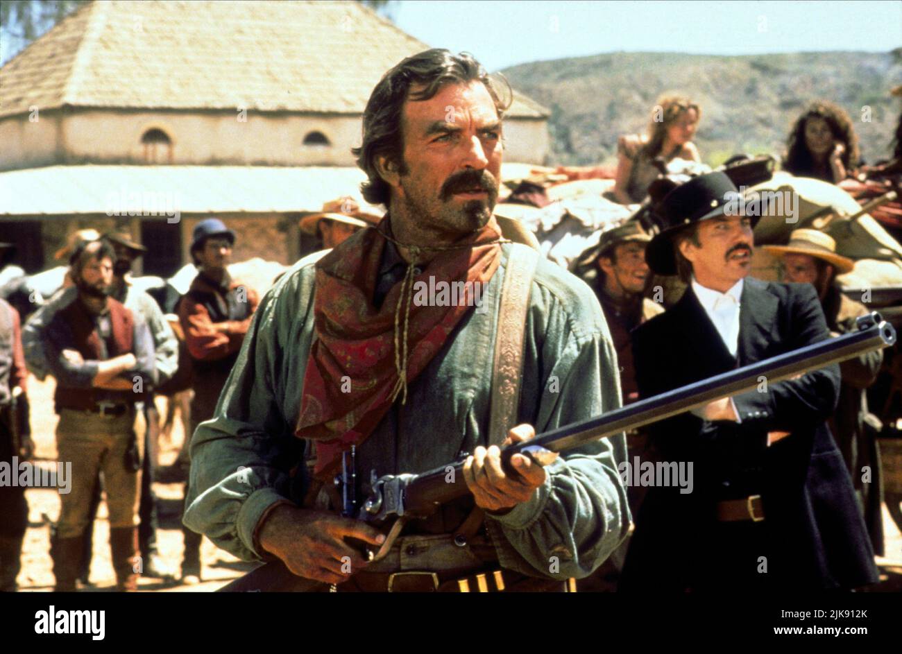 Tom Selleck & Alan Rickman Film Quigley Down Under (USA/AUS 1990 ...