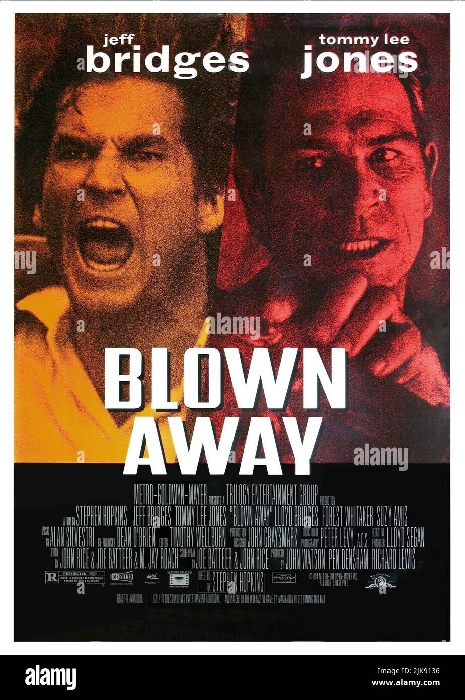 Jeff Bridges & Tommy Lee Jones Film Blown Away (1992) Characters: James 'Jimmy' Dove / Liam ...