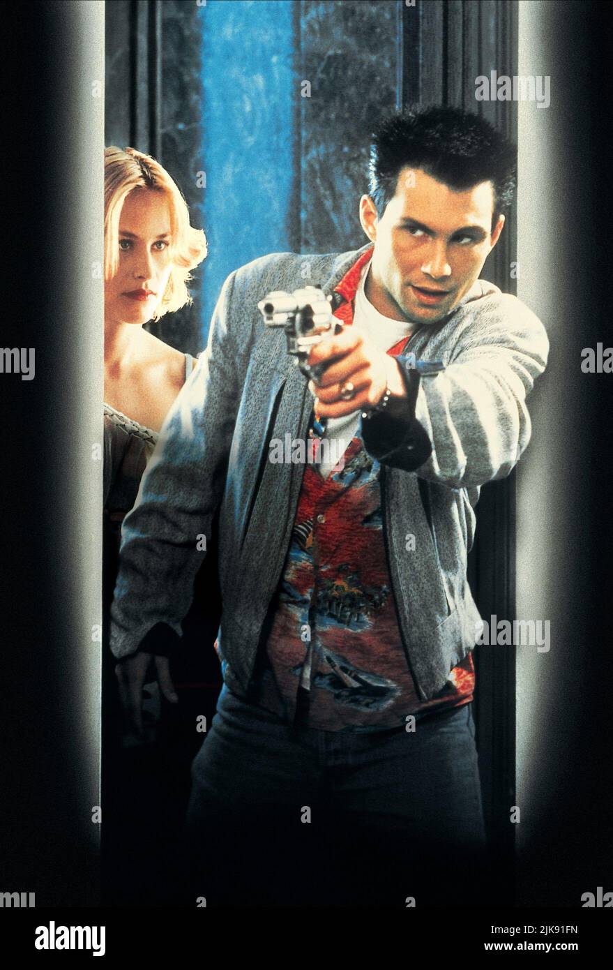 Patricia Arquette & Christian Slater Film True Romance (USA/FR 1993 ...