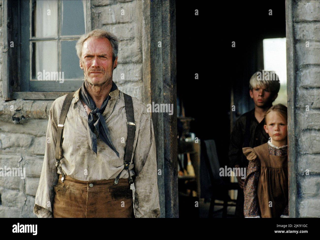 Clint Eastwood, Shane Meier & Aline Levasseur Film: Unforgiven (USA ...