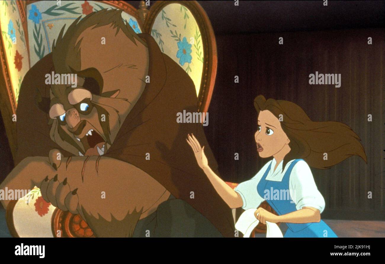 Beauty and the beast disney 1991 hi-res stock photography and images ...