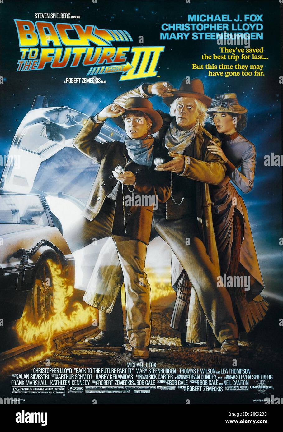 Back to the future part 3 poster hi-res stock photography and images ...
