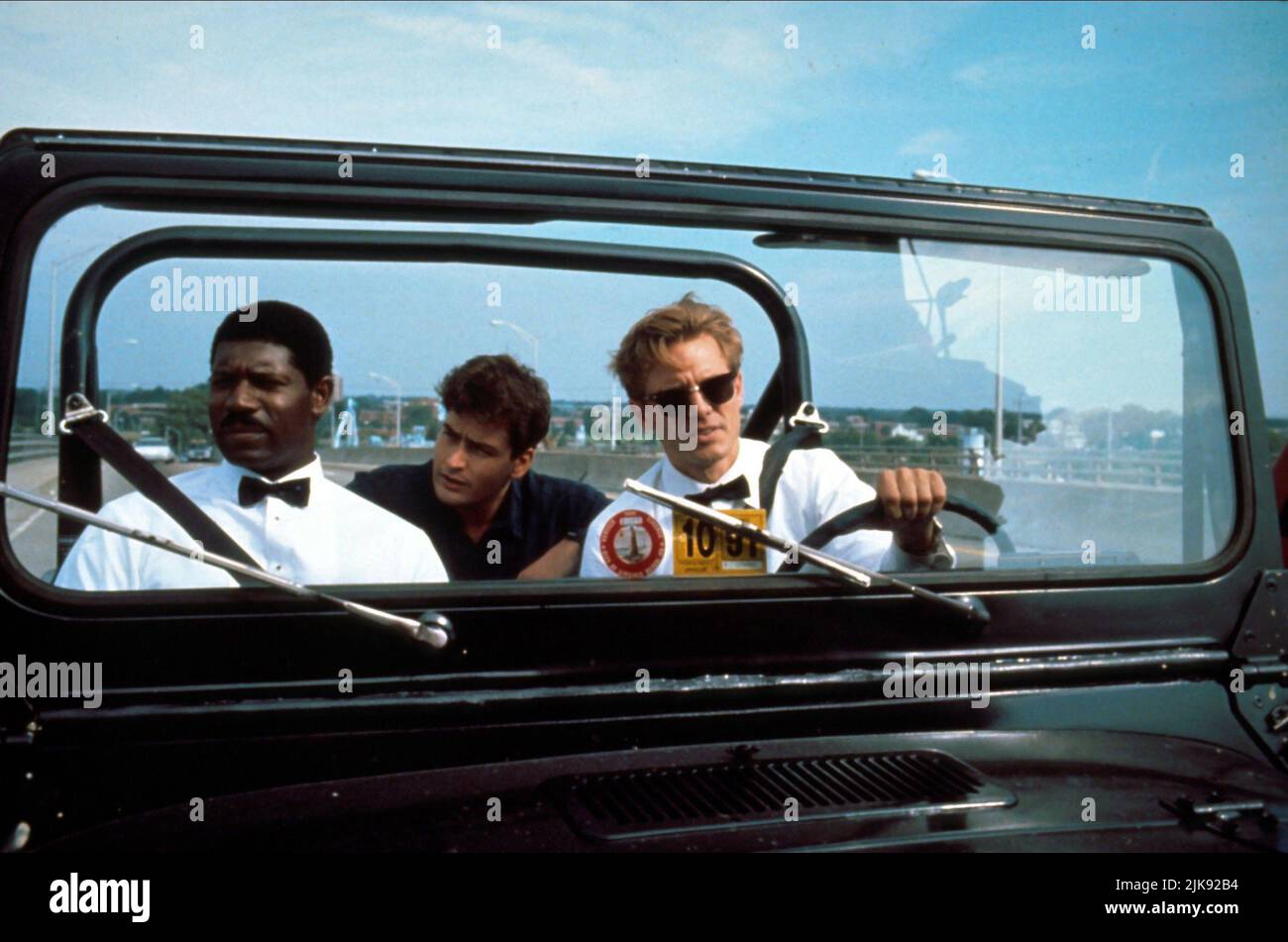 Dennis Haysbert, Charlie Sheen & Michael Biehn Film Navy Seals (USA ...