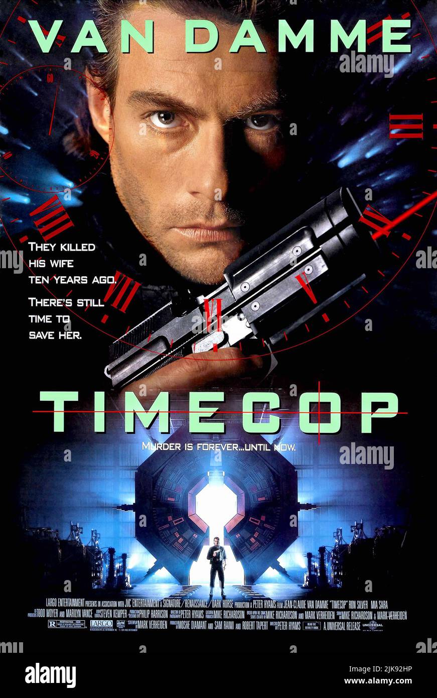 Jean-Claude Van Damme Poster Film Timecop (1991) Characters: Max Walker ...