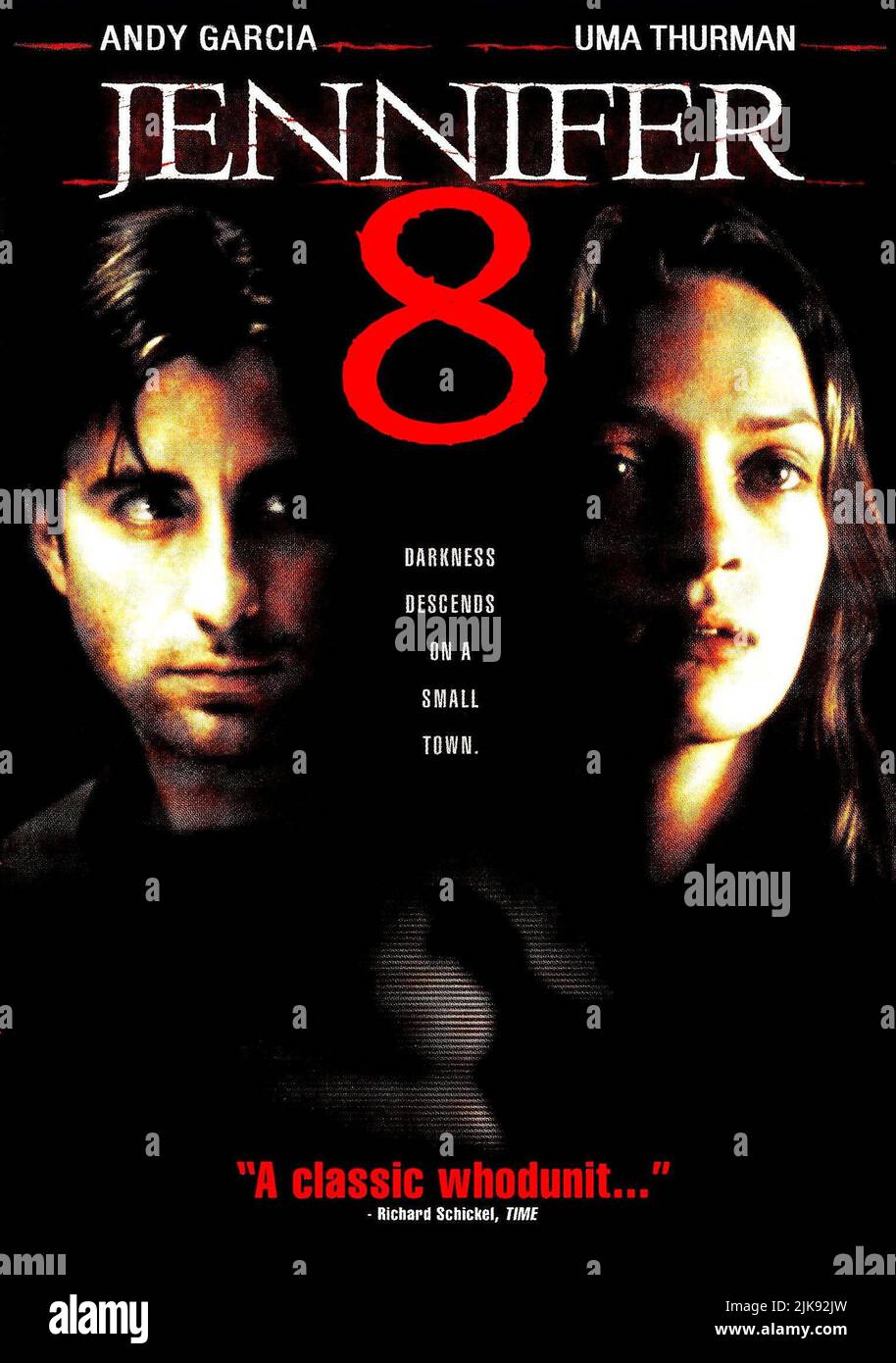 Andy Garcia & Uma Thurman Poster Film Jennifer Eight (1992) Characters ...