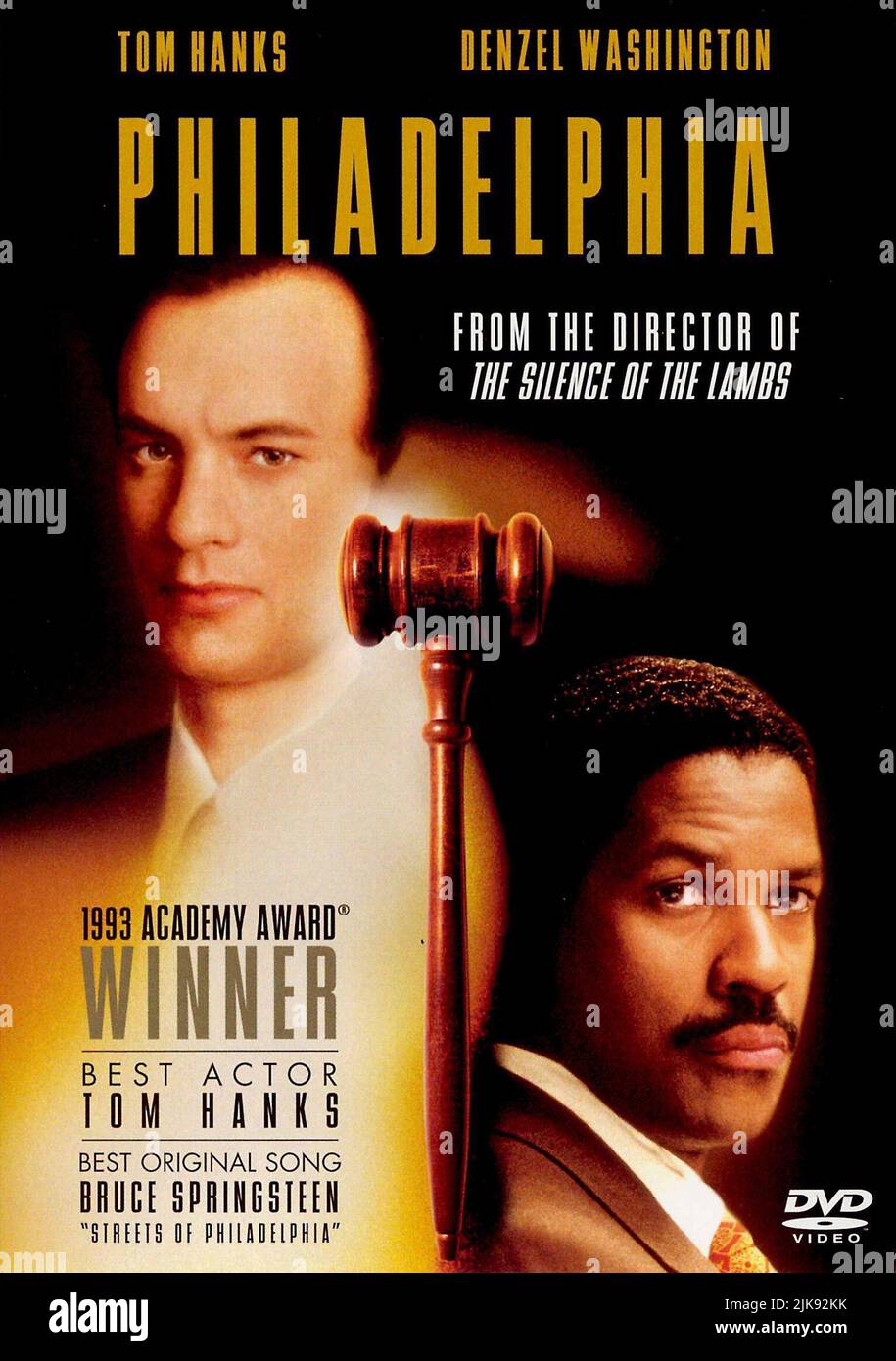 Tom Hanks & Denzel Washington Poster Film Philadelphia (USA 1993 ...