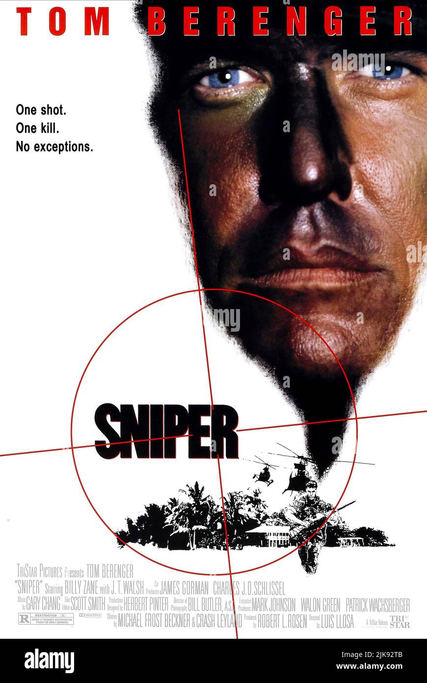 Tom Berenger Poster Film Sniper (USA/PER 1993) Characters: Thomas ...