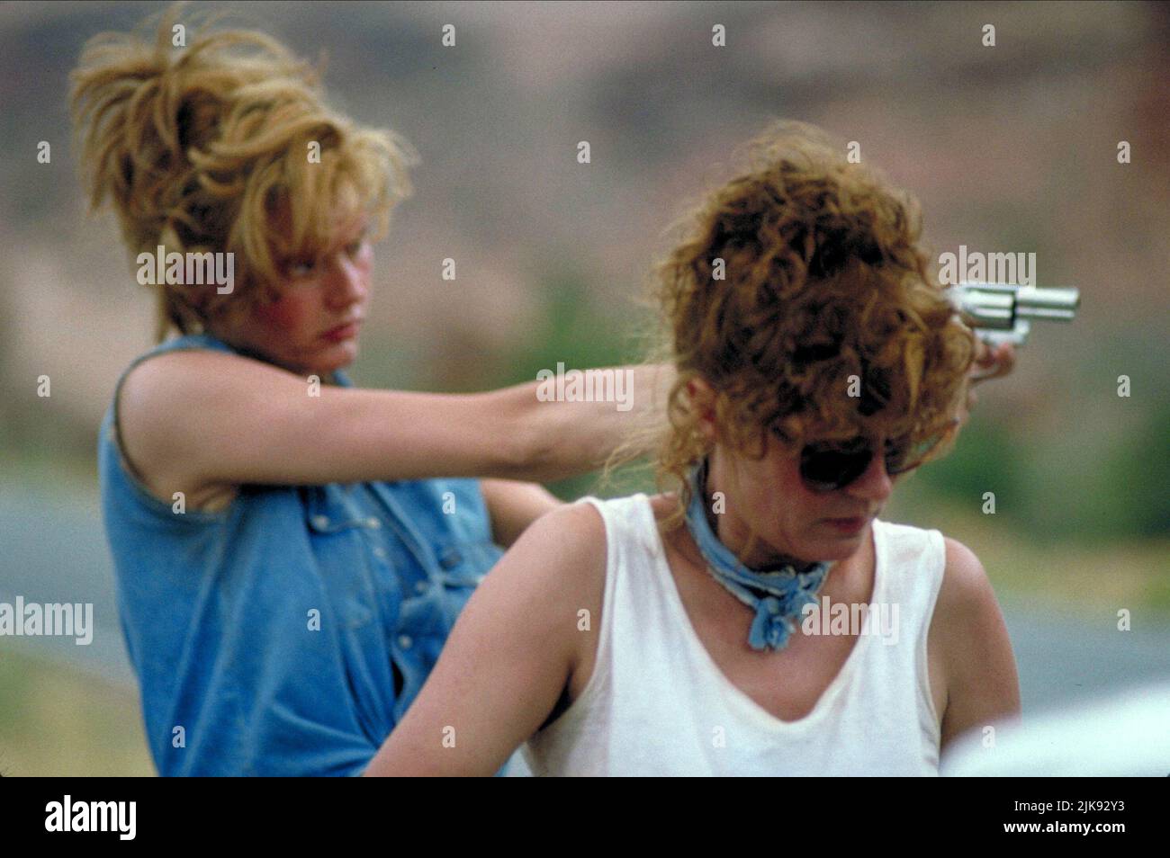 Geena Davis & Susan Sarandon Film Thelma & Louise; Thelma And Louise ...
