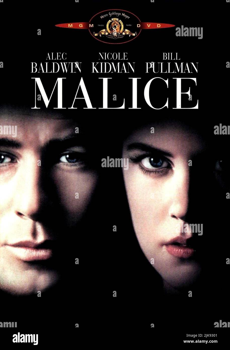 Alec Baldwin & Nicole Kidman Poster Film: Malice (USA/CAN 1993) Characters: Dr. Jed Hill, Tracy ...