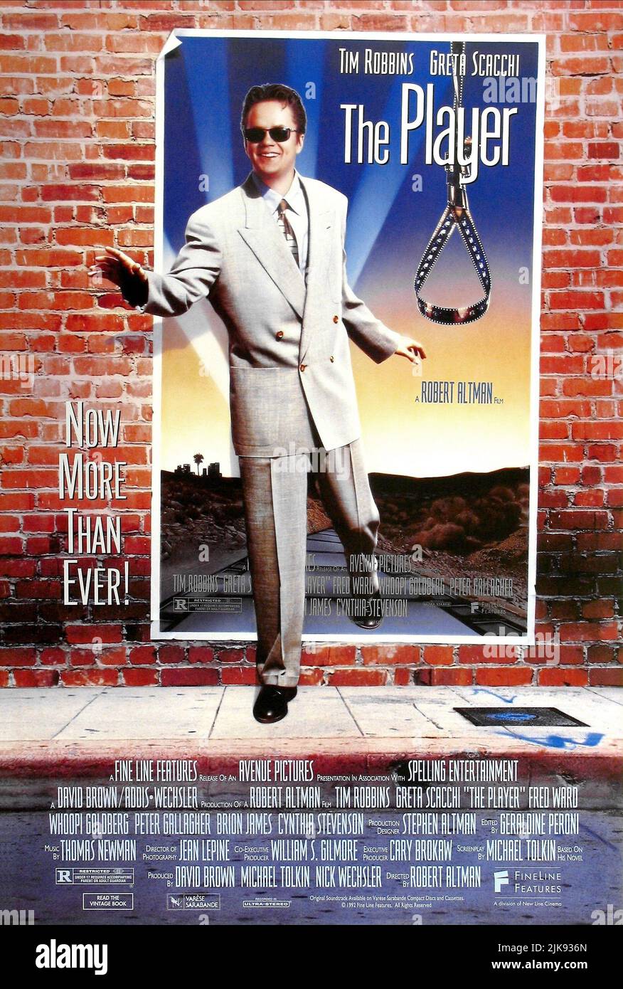 Tim Robbins Poster Film The Player (USA 1992) Characters: Griffin Mill ...