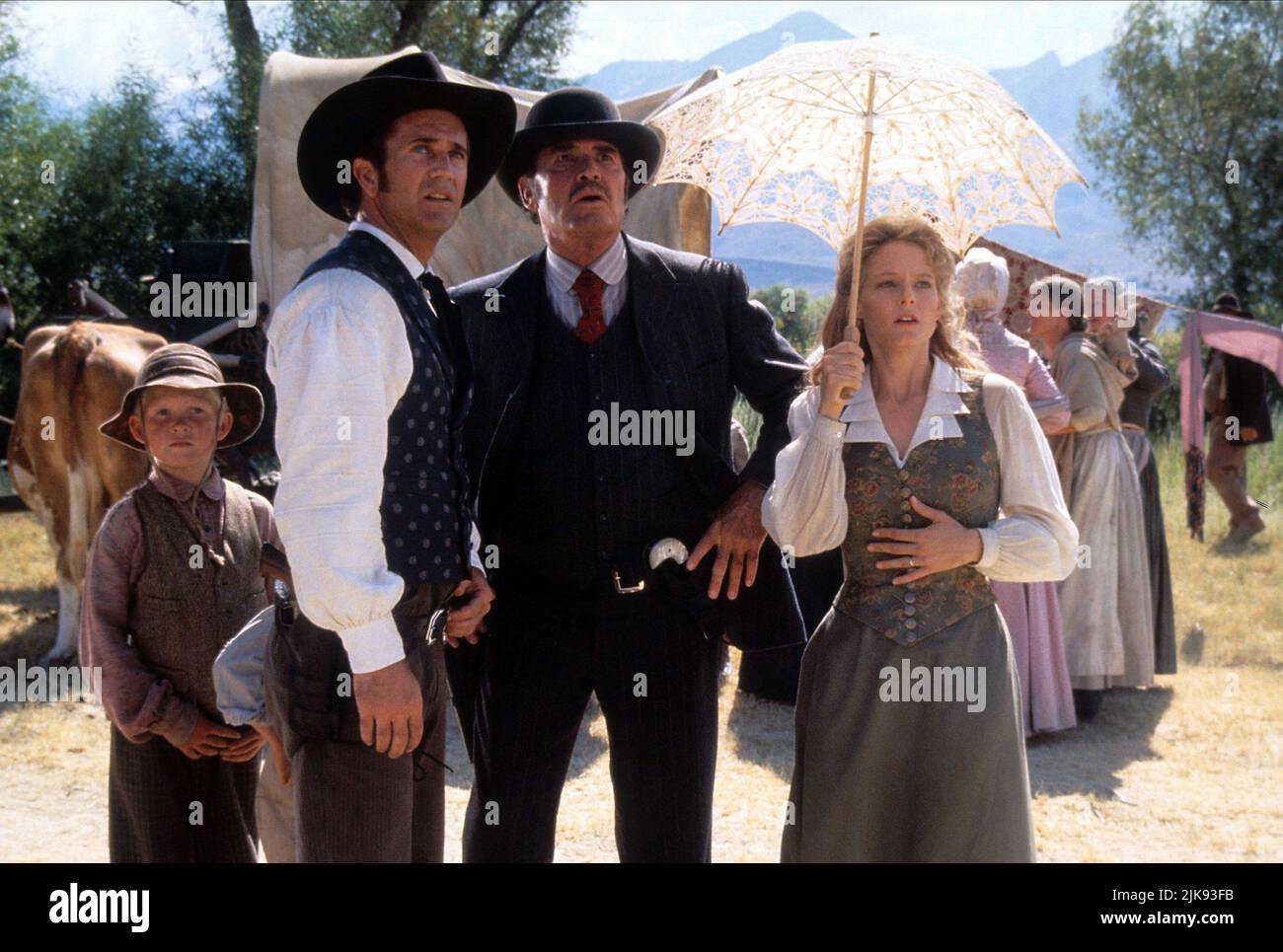 Mel Gibson, James Garner & Jodie Foster Film: Maverick (1994 ...