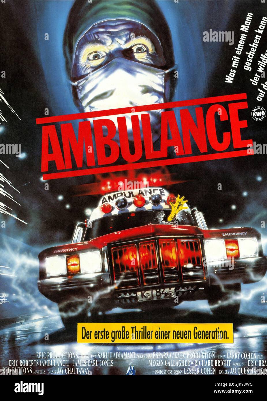 Movie Poster Film: The Ambulance (1994) Director: Larry Cohen 22 March ...