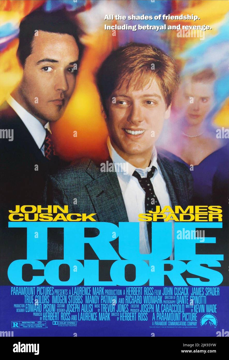 John Cusack & James Spader Poster Film: True Colors (1993) Characters ...
