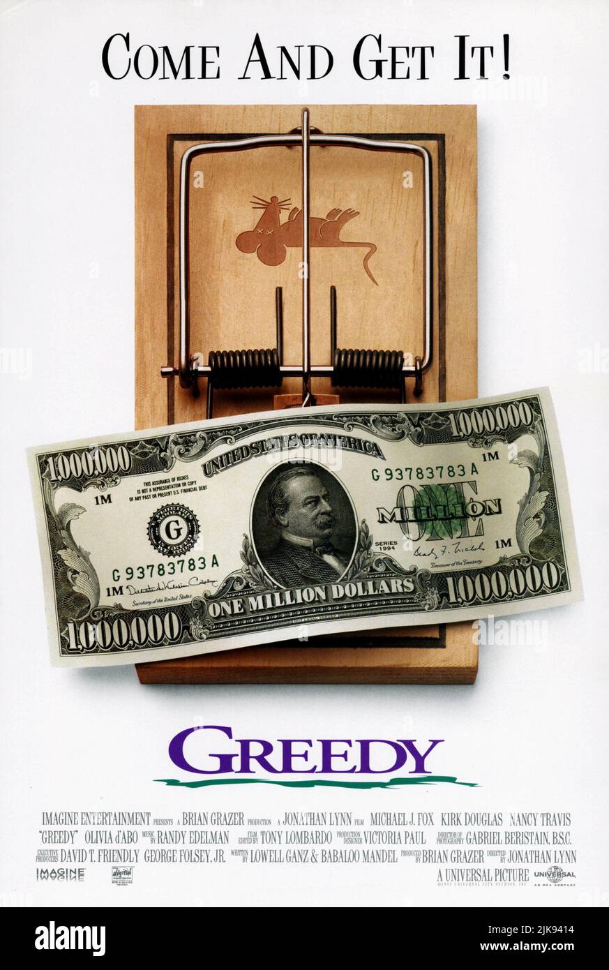 Film Poster Film Greedy (1993) Director: Jonathan Lynn 04 March 1994 ...
