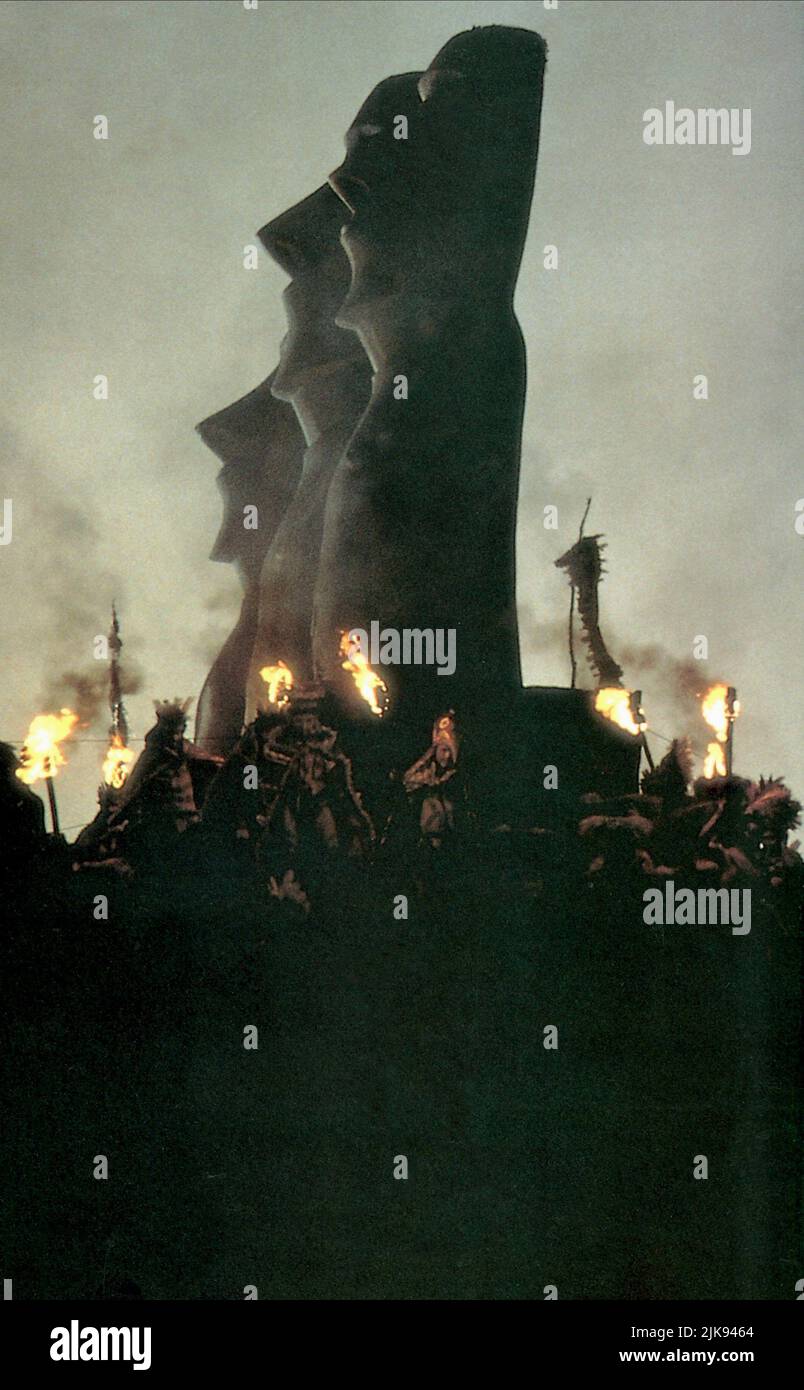 Moai Stone Statues Film Rapa Nui (1994) Director: Kevin Reynolds 14 ...