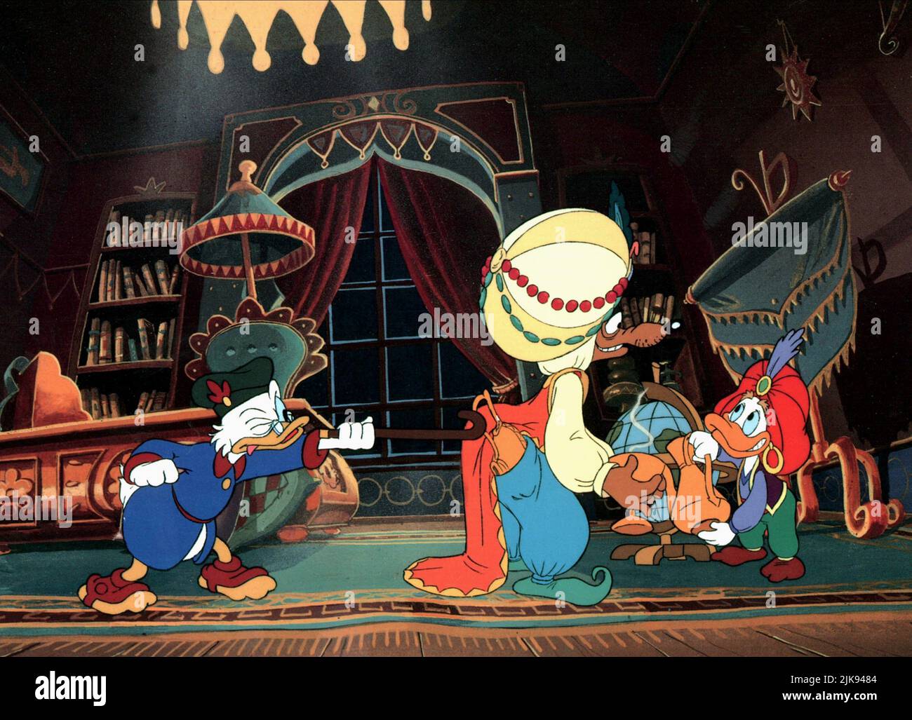 Scrooge Mcduck & Genie Film: Ducktales The Movie: Treasure Of The Lost ...