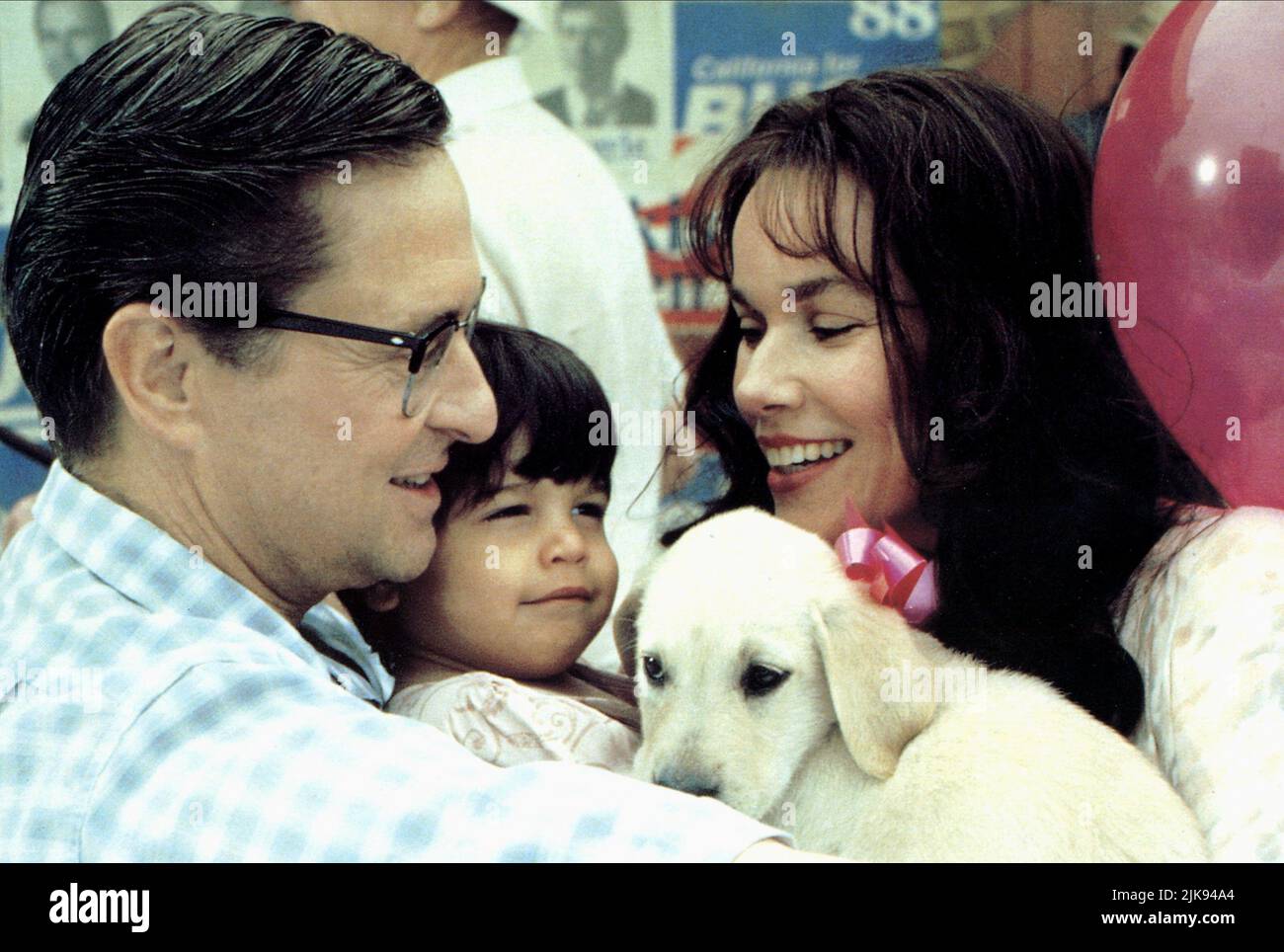 Michael Douglas, Joey Hope Singer & Barbara Hershey Film: Falling Down ...